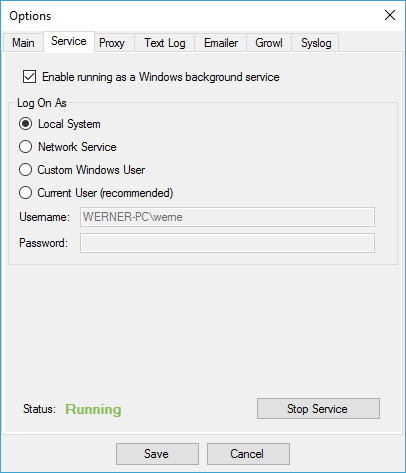Directory Monitor Features